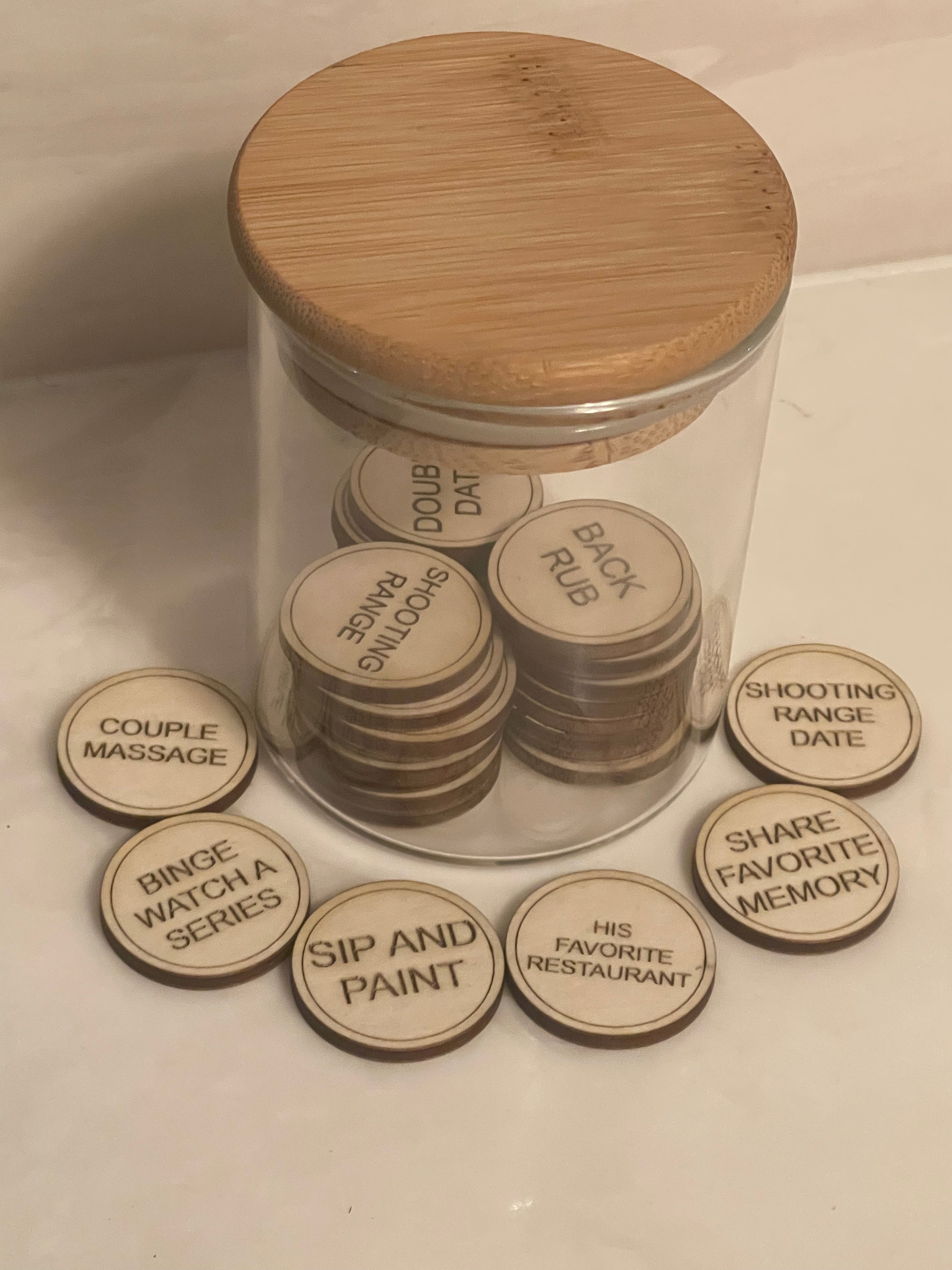 Date Night Tokens – Handmade & Creations By Windy LLC